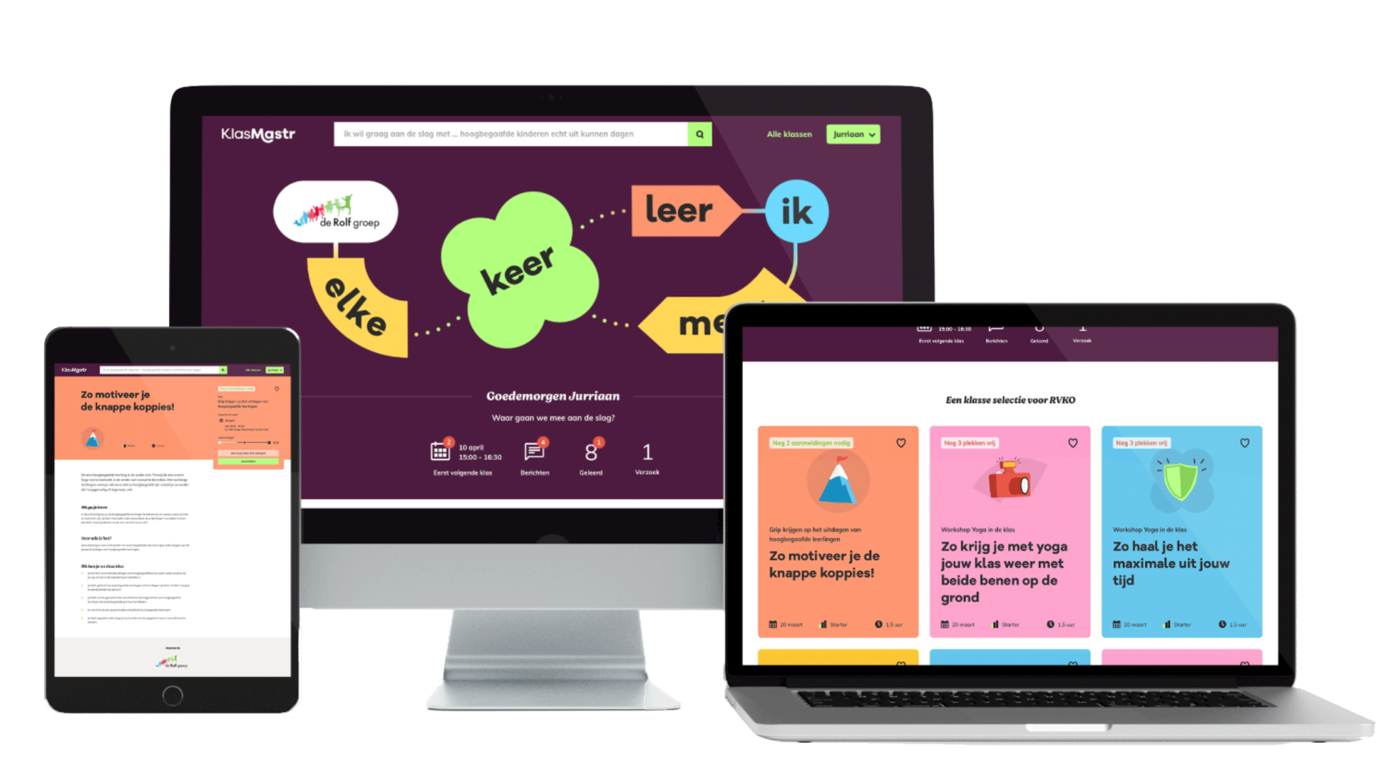 KlasMastr - Het leerplatform voor scholen en kinderopvang